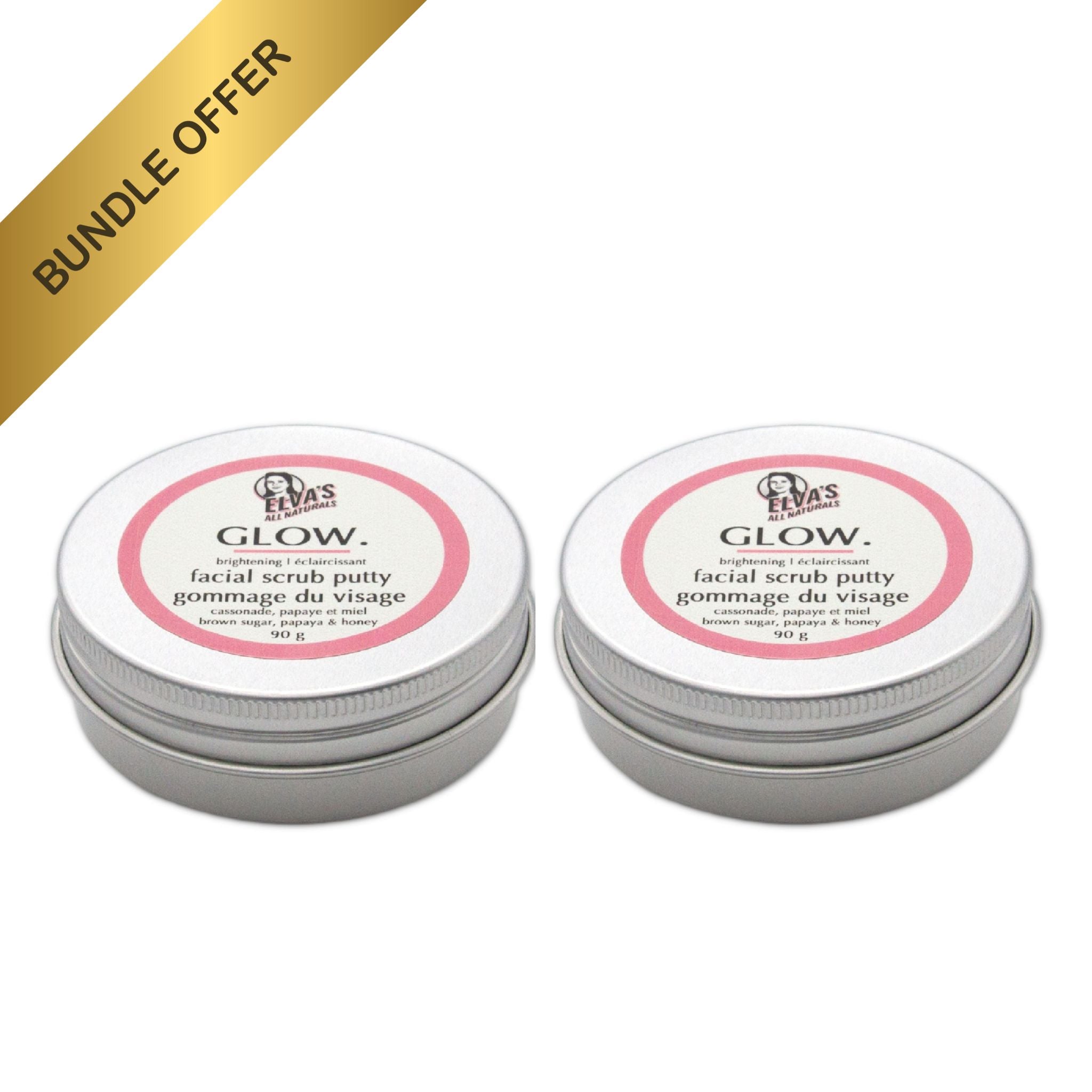 GLOW Scrub Putty Facial Scrub | Exfoliating, Paraben Free, Sulfate Free ...
