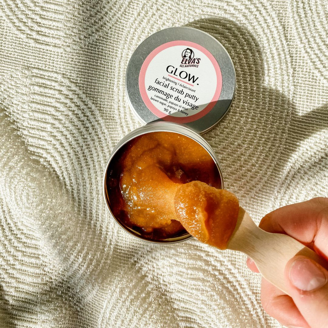 GLOW Scrub Putty Facial Scrub | Exfoliating, Paraben Free, Sulfate Free ...